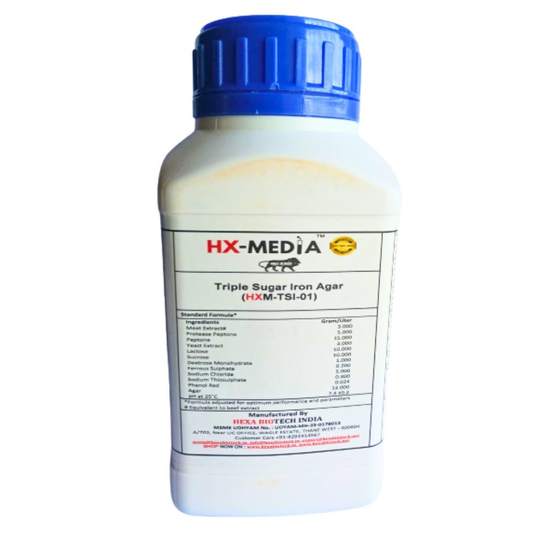 Triple Sugar Iron Agar - HX-MEDIA - Hexa BioTech
